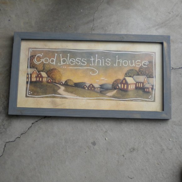 Braco Transworld inc. | Wall Decor | Vintage God Bless This House Chic ...